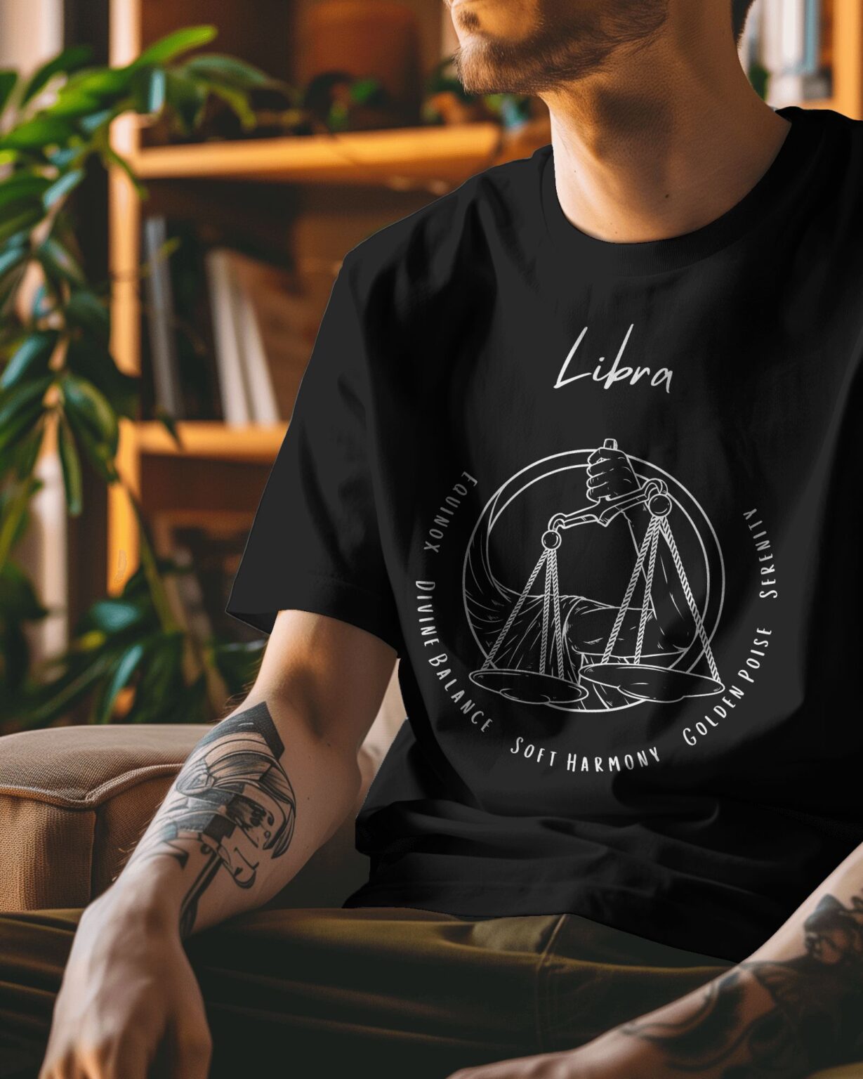 Libra SunSign Defined Oversized T-Shirt – The Aesthetic Soul